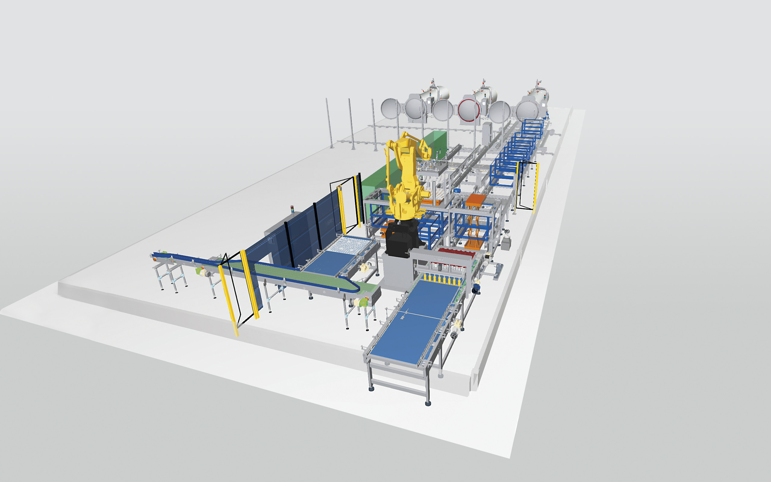 ROBOT PARA CARGA Y DESCARGA DE CESTOS - FMT